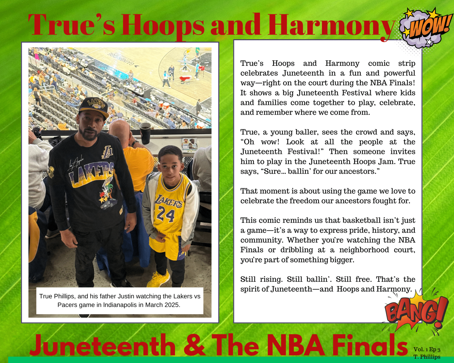 True's Hoops and Harmony Comic Strip – Black By God